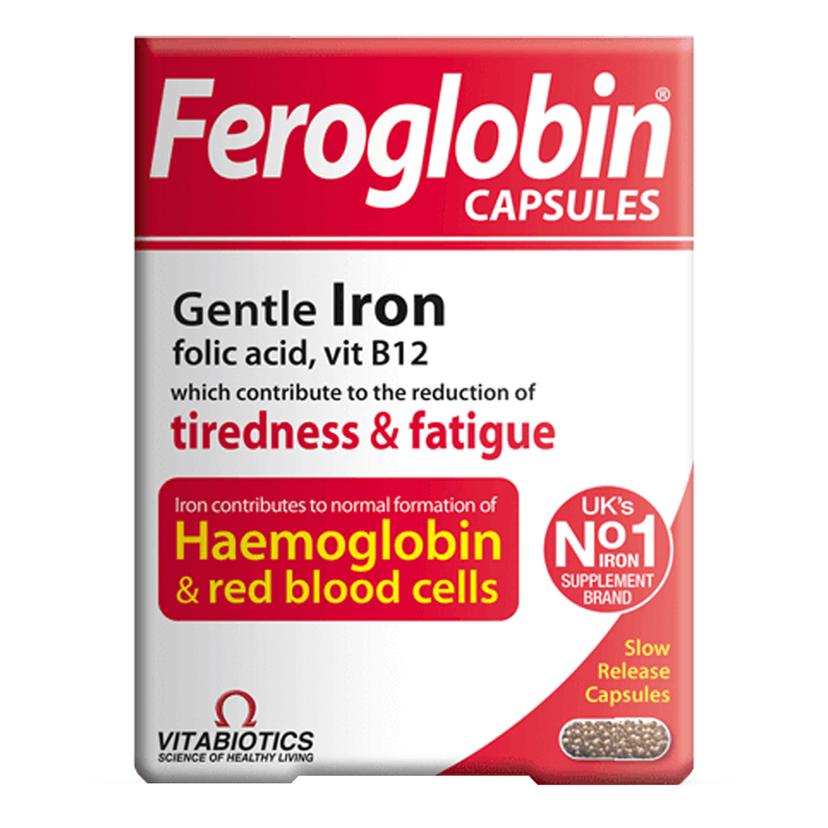 VitaBiotics - Feroglobin Capsules - Nutrients for Blood Formation ...