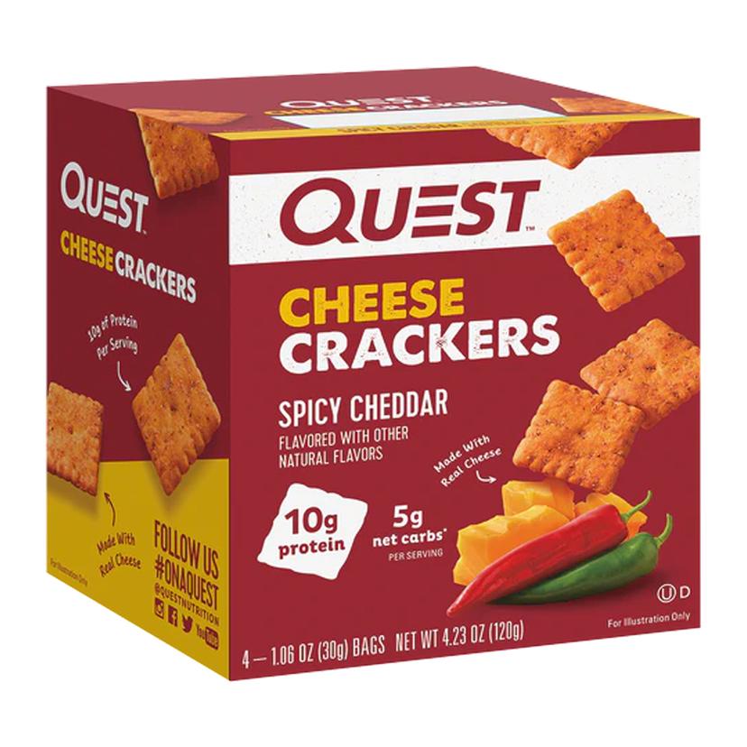 Quest Nutrition - Cheese Crackers - Box of 4 - Other Healthy Snacks ...