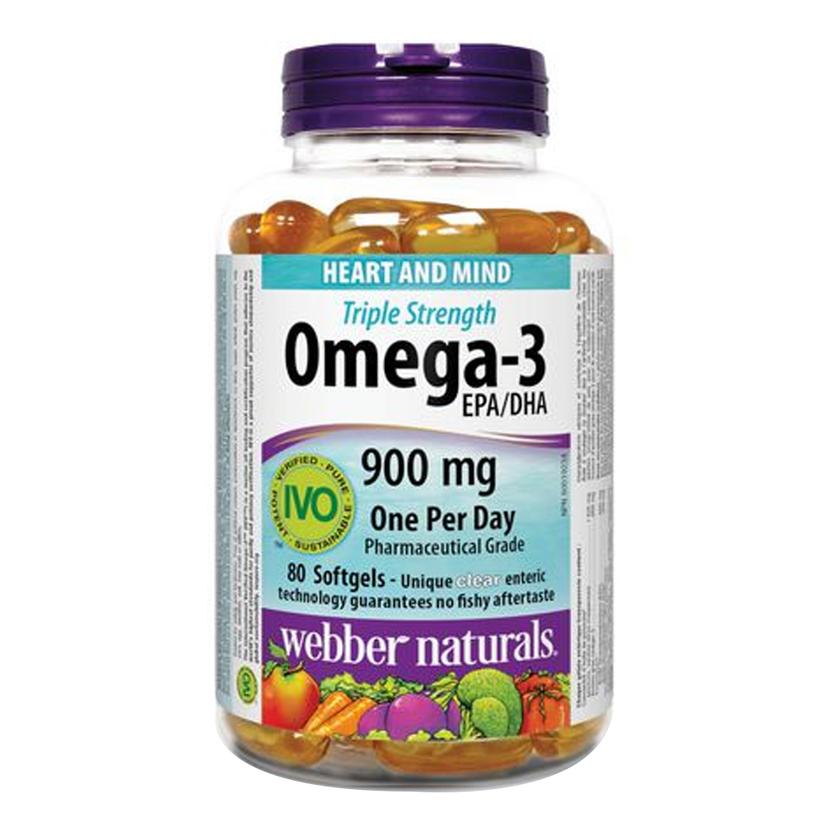 Webber Naturals - Triple Strength Omega-3 900 mg EPA/DHA | Sporter UAE