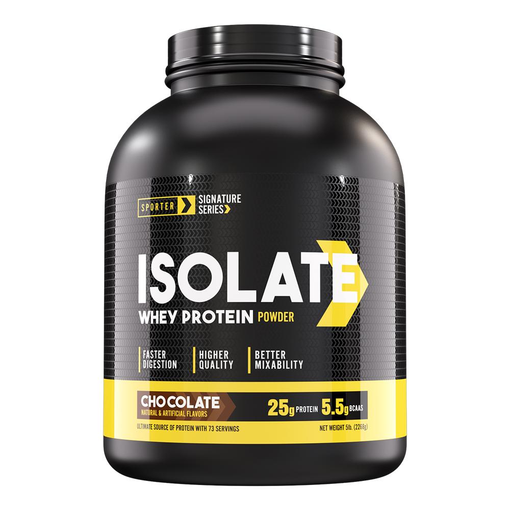 Sporter - Whey Protein Isolate - Chocolate Premium Whey Isolate Blends ...