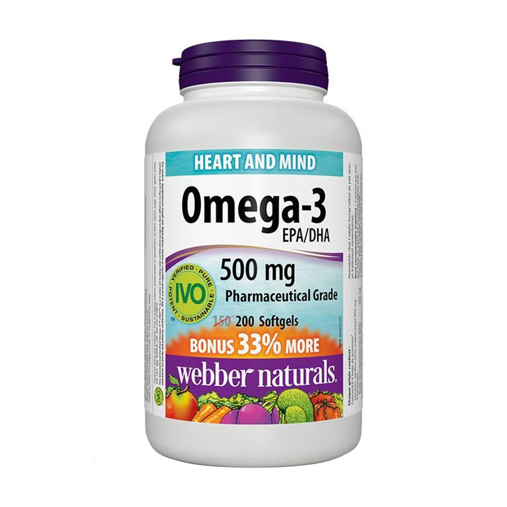 Webber Naturals - Heart & Mind - Omega 3 - Fish Oil : Sporter United ...