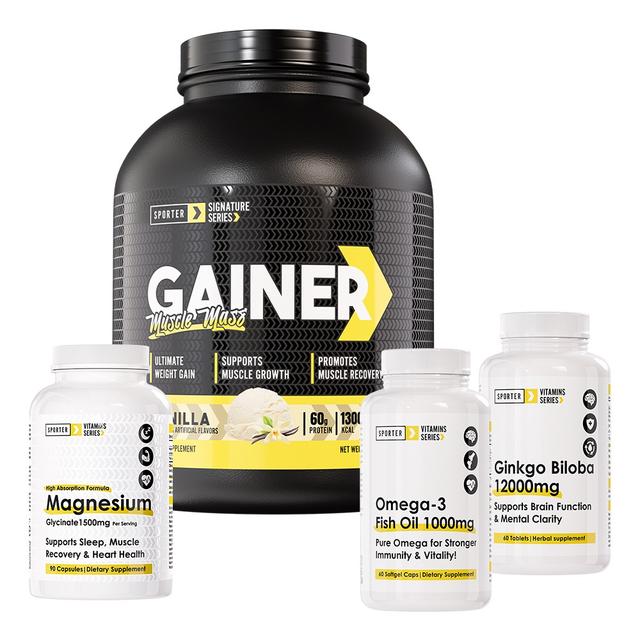 Smart & Weight Gain Stack - Sporter : Sporter Oman